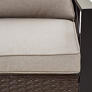 PatioFestival Wicker Outdoor Chair Rattan Armchair Chairs with Removable Cushions Patio Dinning Furniture for Garden Balcony Porch Poolside