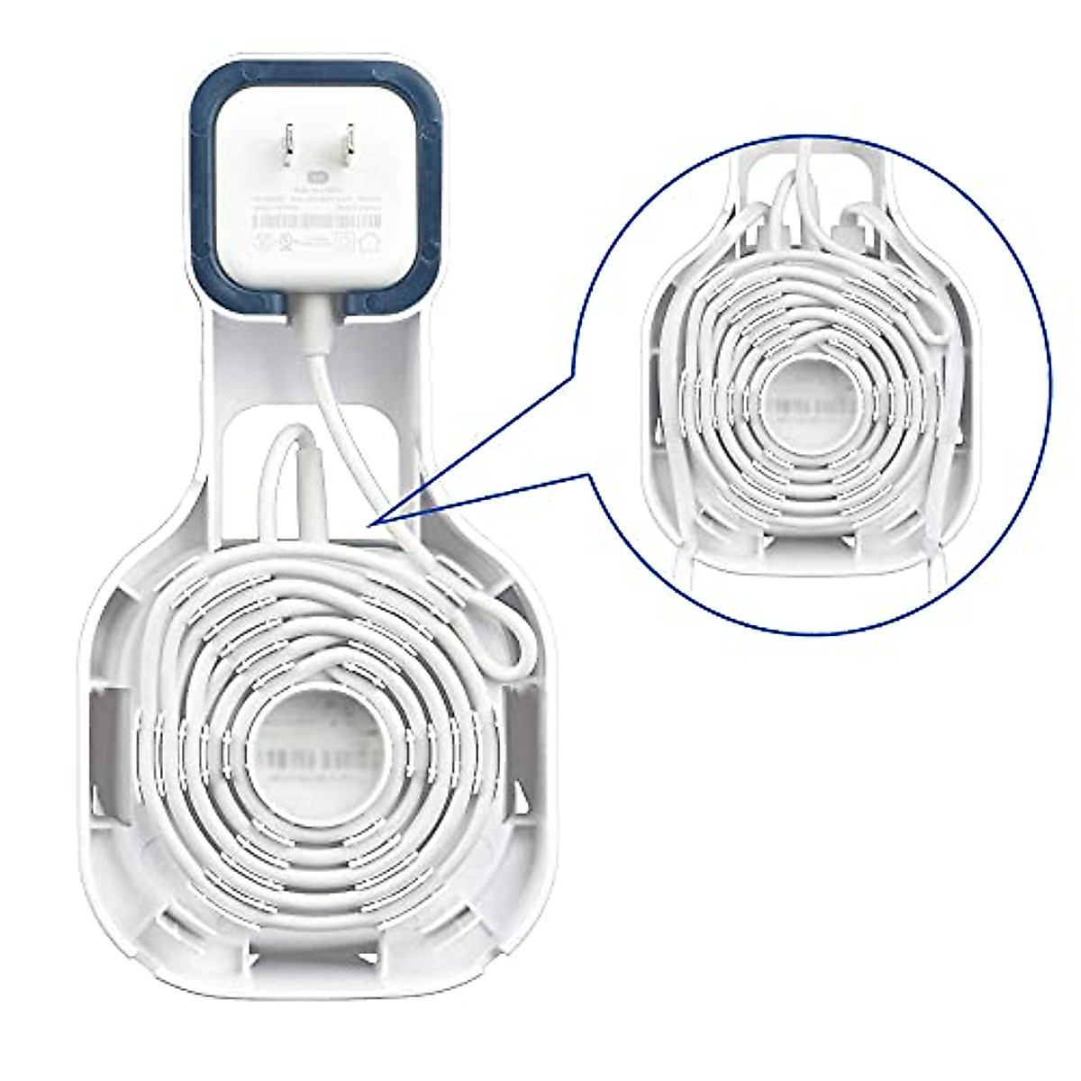 STANSTAR Wall Mount for Eero 6 Dual-Band Mesh Wi-Fi 6 Router, Sturdy Outlet Brackets Holder, Space Saving, Cord Management for Eero 6 Router Without Messy Wires and Screws (3Pack)