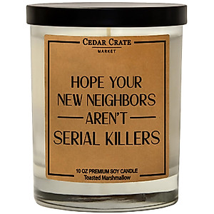 Cedar Crate Market - House Warming Presents for New House | Funny Housewarming Candle | New Apartment Gift Ideas |New Home Christmas Gift Ideas for Women Men Friends, New Homeowner Gifts, Moving Away