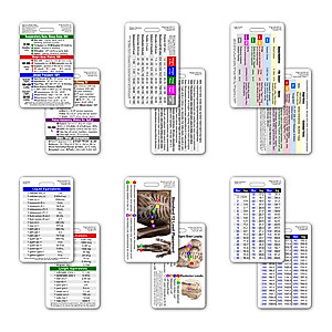 Mini CNA/MA/Tech Vertical Badge Card Set - 6 Cards