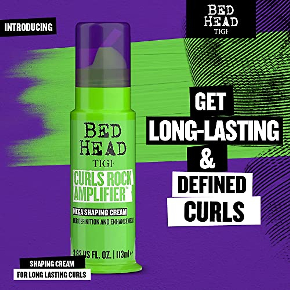 TIGI Bed Head Curls Rock Amplifier Curly Hair Cream for Defined Curls