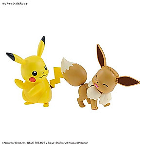 Bandai Hobby Pokemon: Eevee Bandai Model Kit, Multicolor