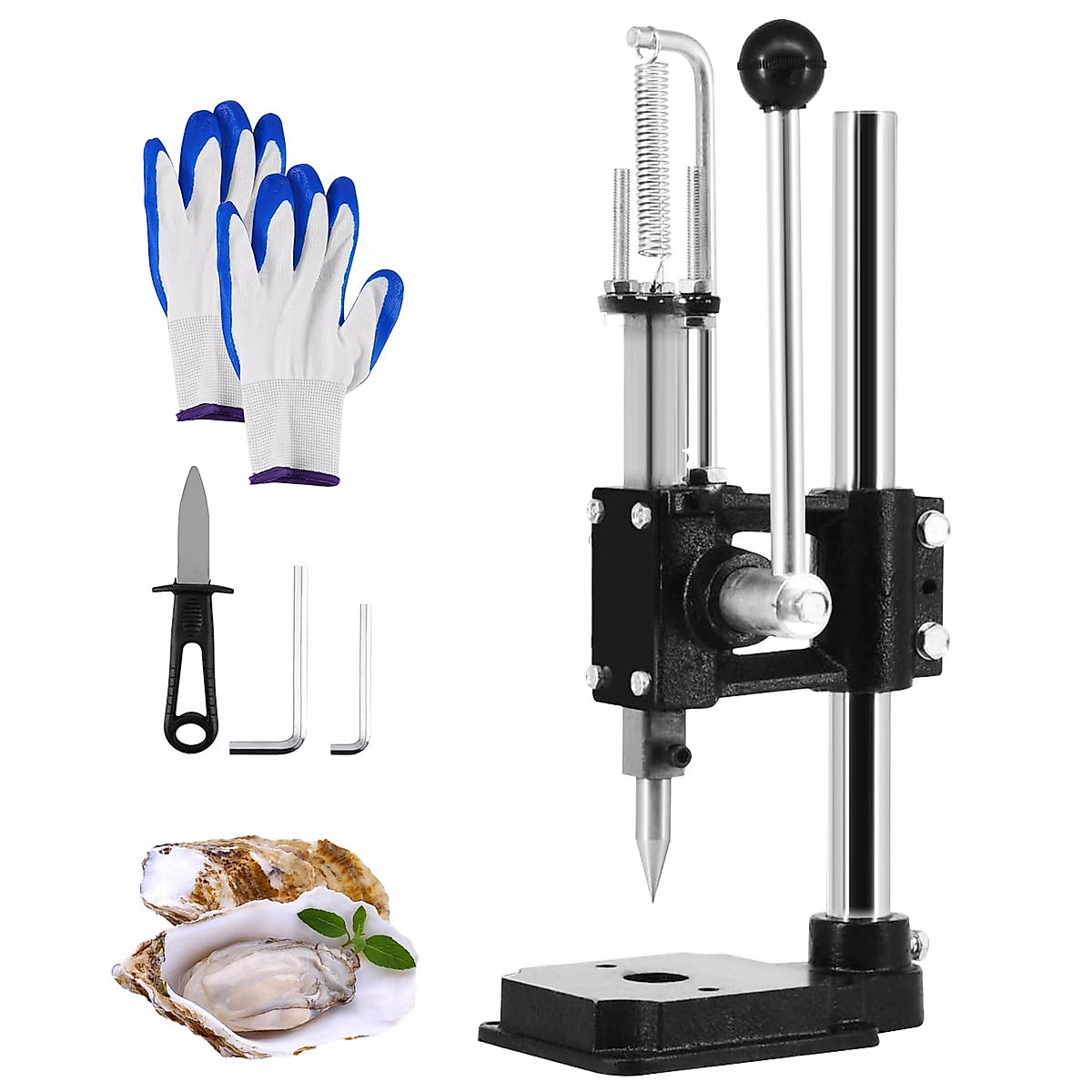JIAWANSHUN Oyster Shucker Manual Oyster Shucking Machine Oyster Shell Opener Machine Oyster Opener Set Clam Opener Oyster Sheller Oyster Shucking Tool Seafood Tools