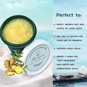Sea Salt Ginger Hair Shampoo & Conditioner Cleans The Scalp And Regenerates Hair Suitable For Curly Hair And Oily Scalp