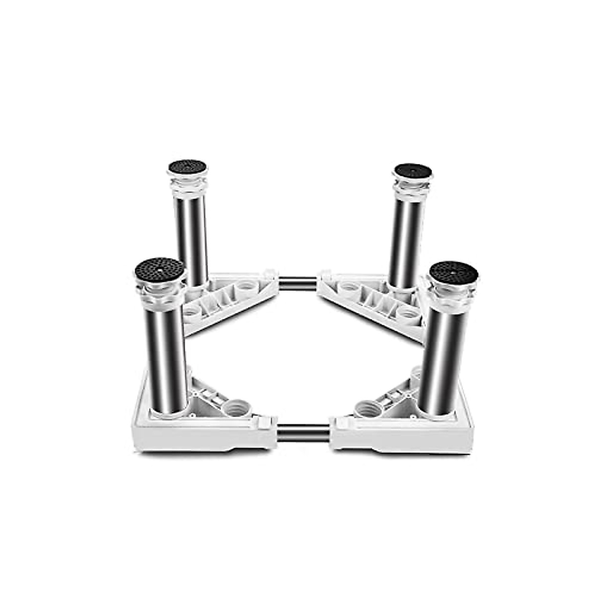 MQZHUK Refrigerator Base Stand Heightened Air Conditioner Base 4Legs- Height 5.9 in Adjustable Plant Container Rack LengthWidth 17.7~25in Plant Stands Pot Flower Holder,Max Load 460LB