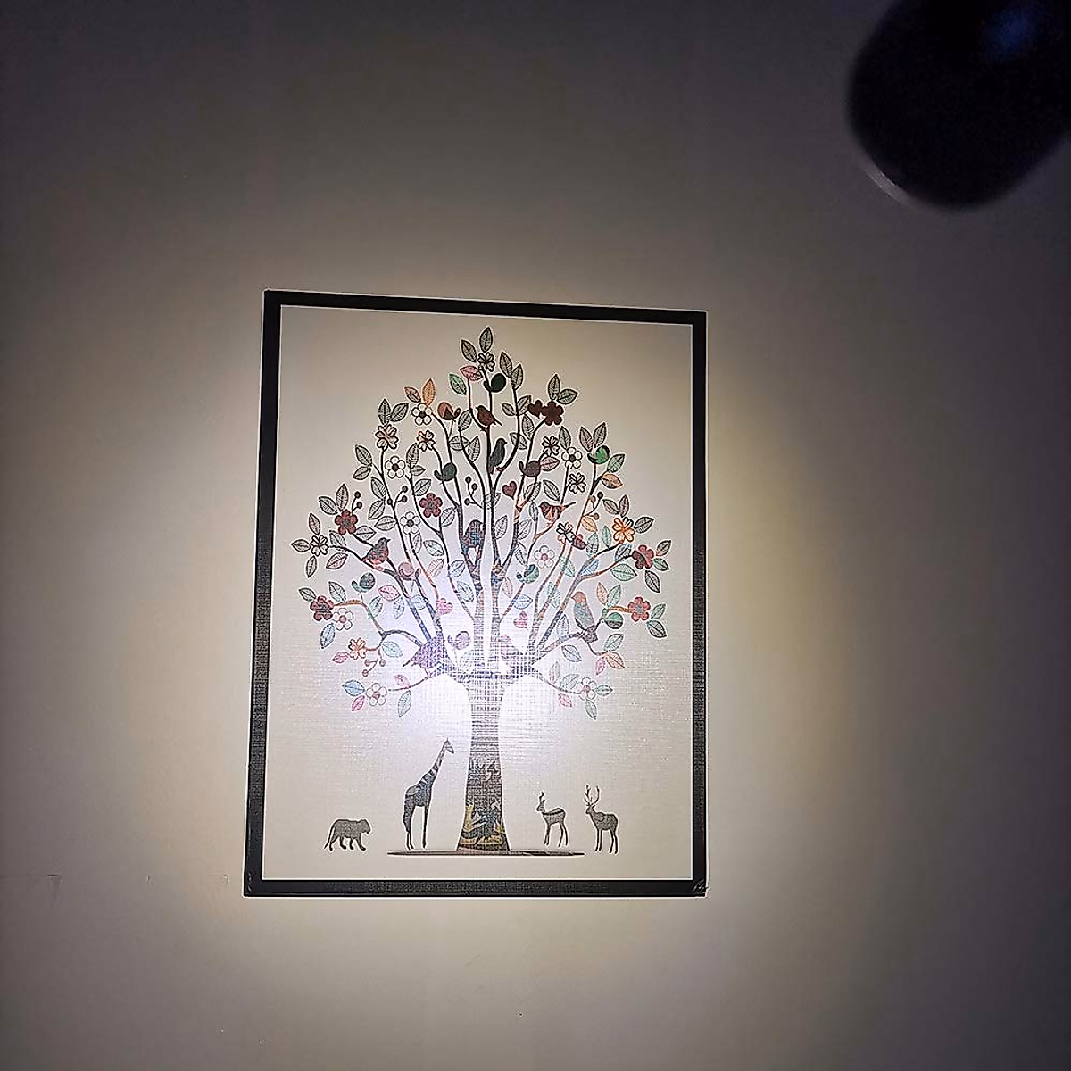 LED Spotlight, Battery Operated Lights with Remote Control, Dimmable Mini Accent Lighting for Picture Closet Artwork (Black)…