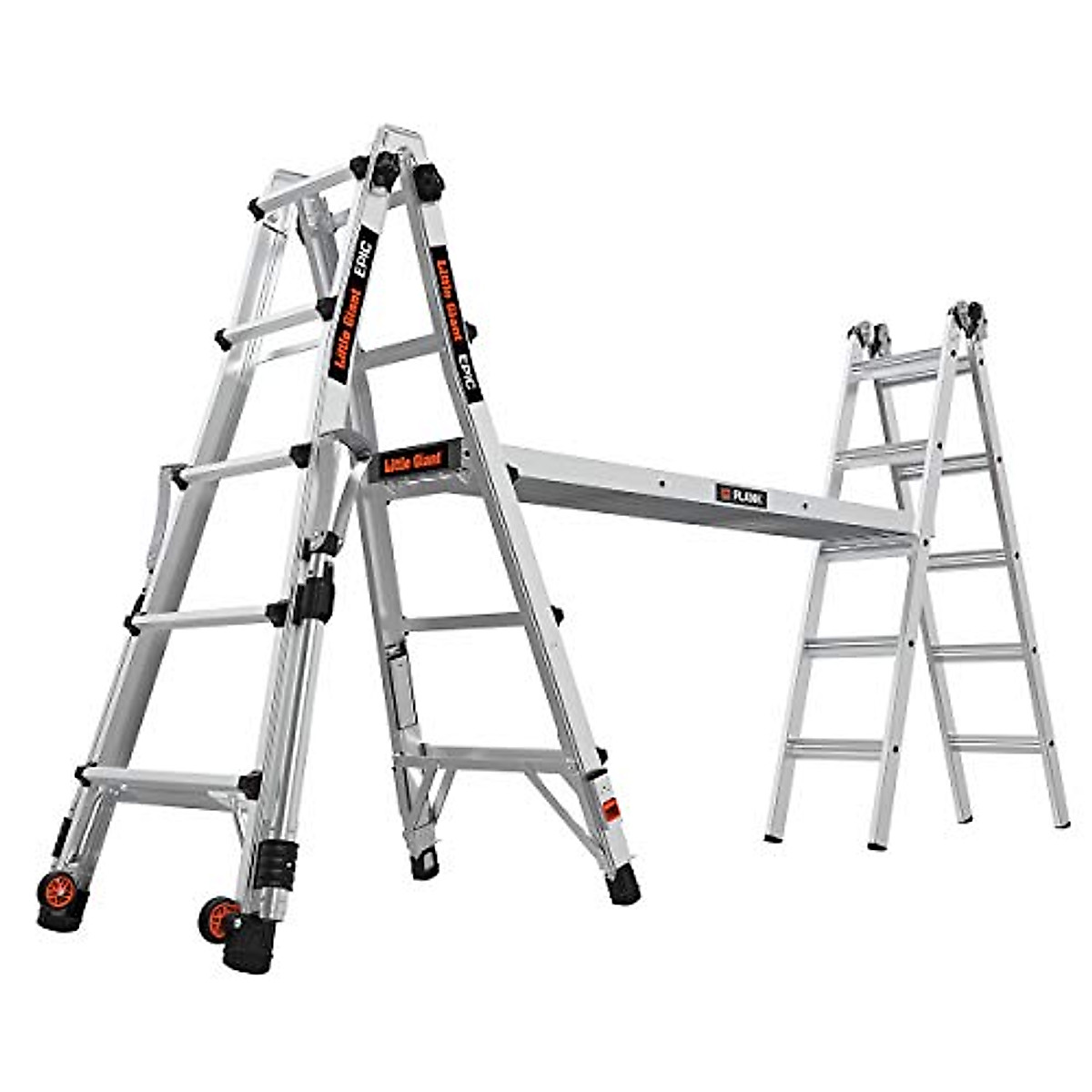 Little Giant Ladders, Epic, M22, 22 foot, Multi-Position Ladder, Aluminum, Type 1A, 300 lbs weight rating, (16822-818)