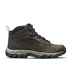 Columbia mens Newton Ridge Plus Ii Waterproof Boot Hiking Shoe, Cordovan/Squash, 10.5 US