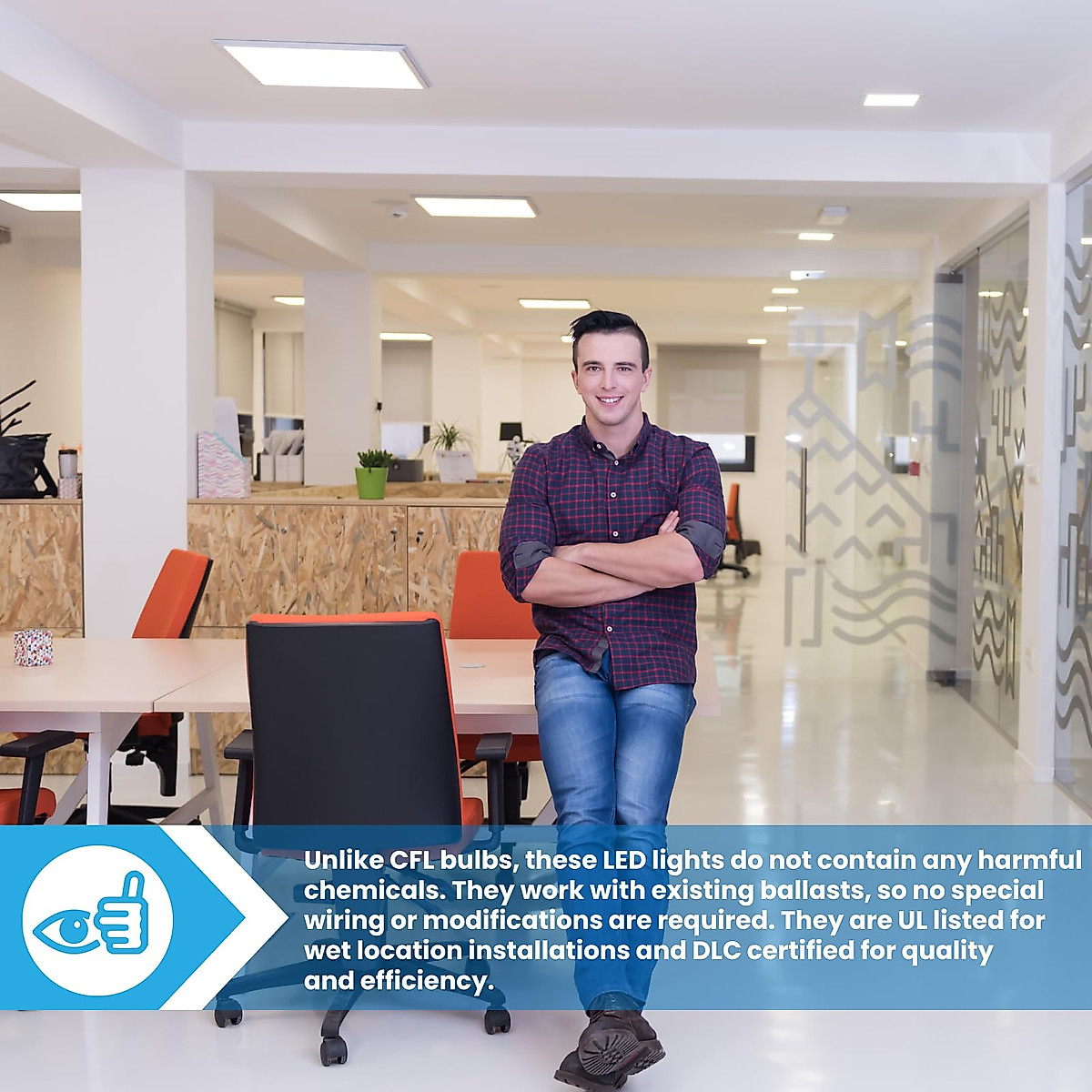 TOBEGLAM 13W GX24q 4 Pin LED Light Bulb,26W CFL Equivalent,6000k Cool White Plug in G24q Led Bulb,GX24q Base,1200 Lm Ballast Dependent,GX24q LED PL Horizontal Recessed Bulb Daylight 180° Beam Angle