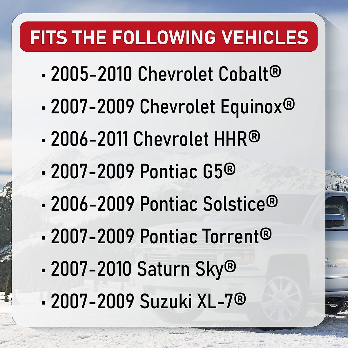 Turn Signal and Headlamp Dimmer Switch Blinker Lever, Replaces D6254E, 20940099, SW5908 - Compatible with Chevy, Pontiac, Saturn & Suzuki Vehicles - Equinox, HHR, Cobalt, G5, Sky