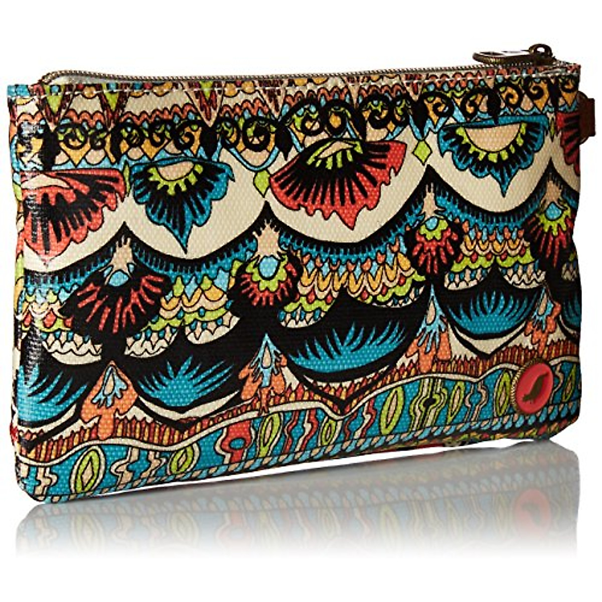 Sakroots Artist Circle Charging Wristlet, Natural One World