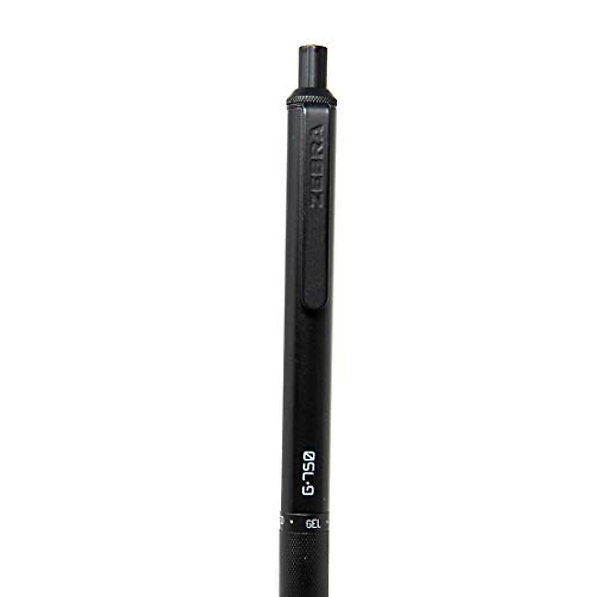 Zebra Pen G-750 Retractable Gel Pen, Black Brass Barrel, Medium Point, 0.7mm, Black Ink, 1-Pack (49811)