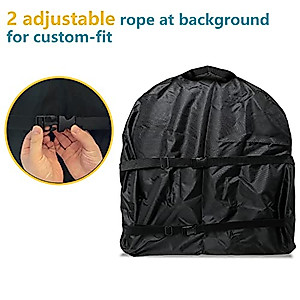 Bitubi Industrial Drum Fan Cover,Waterproof Outdoor Fan Covers,Compatible for 24 Inch Heavy Duty Metal Industrial Drum Fan,Black