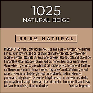 Burt's Bees Goodness Glows Liquid Makeup, Natural Beige - 1.0 Ounce