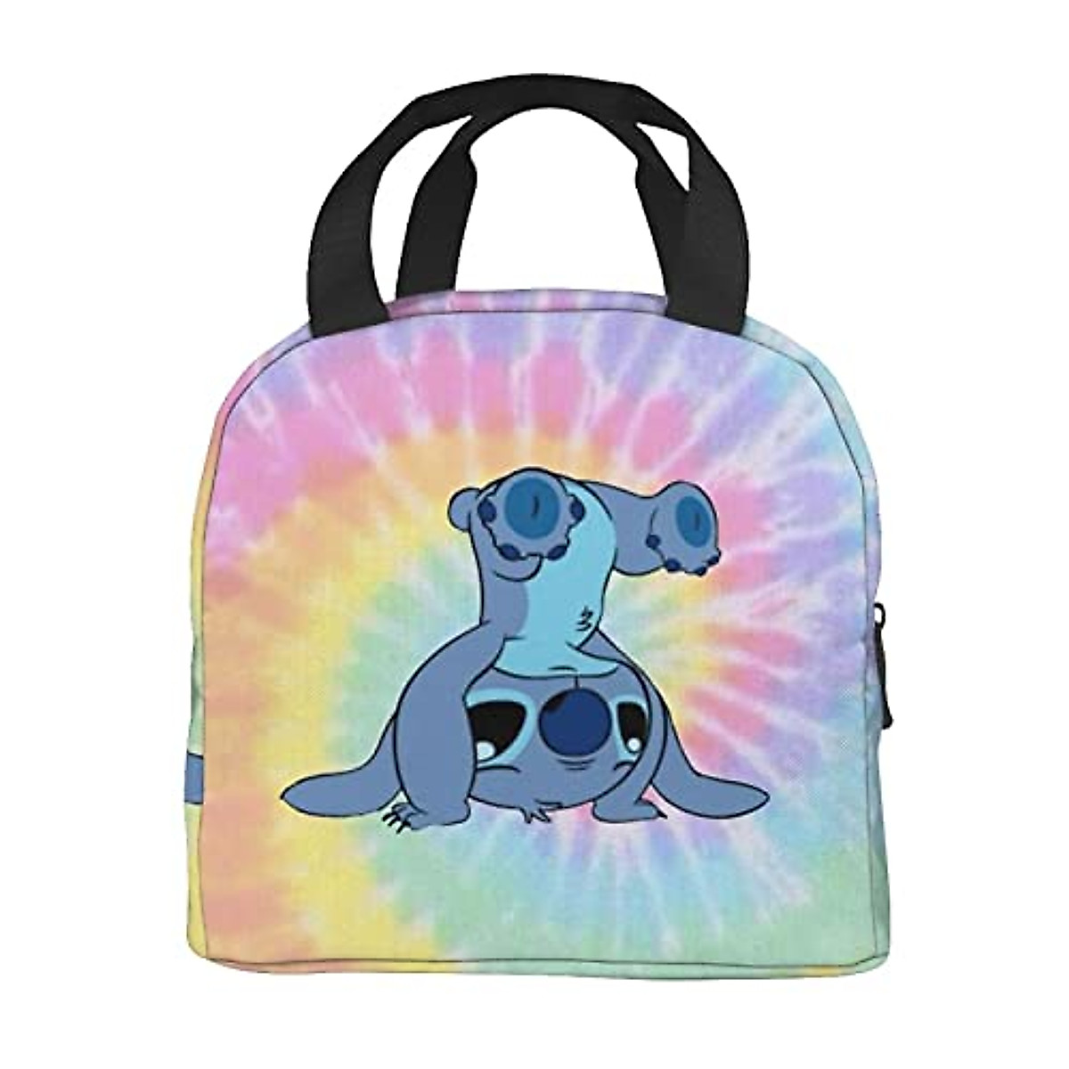 Jeinju Cartoon Lunch Box Portable Insulated Lunch Bag Multifunctional Zipper Tote Bag For Office Work Picnic