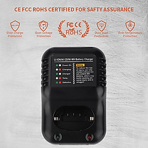 900476 902667 900200 Battery Charger Compatible with Paslode Li-ion, Ni-CD, Ni-MH Battery 404717 B20544E BCPAS-404717 404400 900400 900420 etc