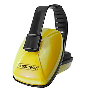 JORESTECH Safety Earmuffs Yellow Hearing and Ear Sound Suppression Adjustable Headband Lightweight Protection for Construction Sleeping Studying NRR 23dB EM-503