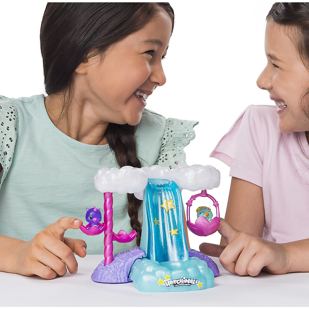 Hatchimals CollEGGtibles, Waterfall Playset with Lights and an Exclusive Season 4 CollEGGtible, for Ages 5 and Up