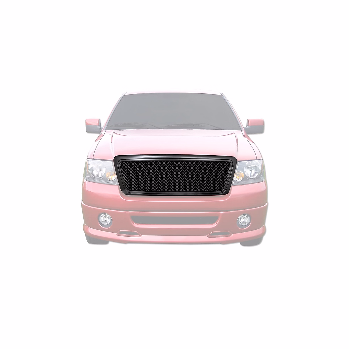 Armordillo USA 7165687 Mesh Front Hood Grille - Matte Black Fits 2004-2008 Ford F150 F-150/2006-2008 Lincoln Mark LT