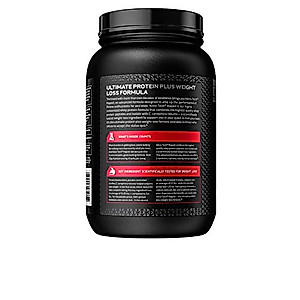 Protein Powder for Weight Loss MuscleTech Nitro-Tech Ripped Whey Protein Powder + Weight Loss Formula Lose Weight Weight Loss Protein Powder for Women & Men Vanilla, 2 lb(package may vary)