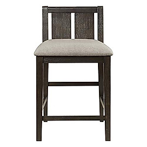 Lexicon Daye 3 Piece Wood Counter Height Dining Set in Dark Cherry