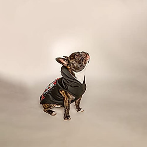 Doggy Parton Black Happy Dollydays Hoodie for Pets, Large