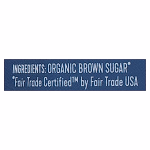 Wholesome Sweeteners 24-Ounce Organic Dark Brown Sugar, Fair Trade, Non GMO, Gluten Free & Vegan, Sugar for Baking and Glazing, 1 Pack
