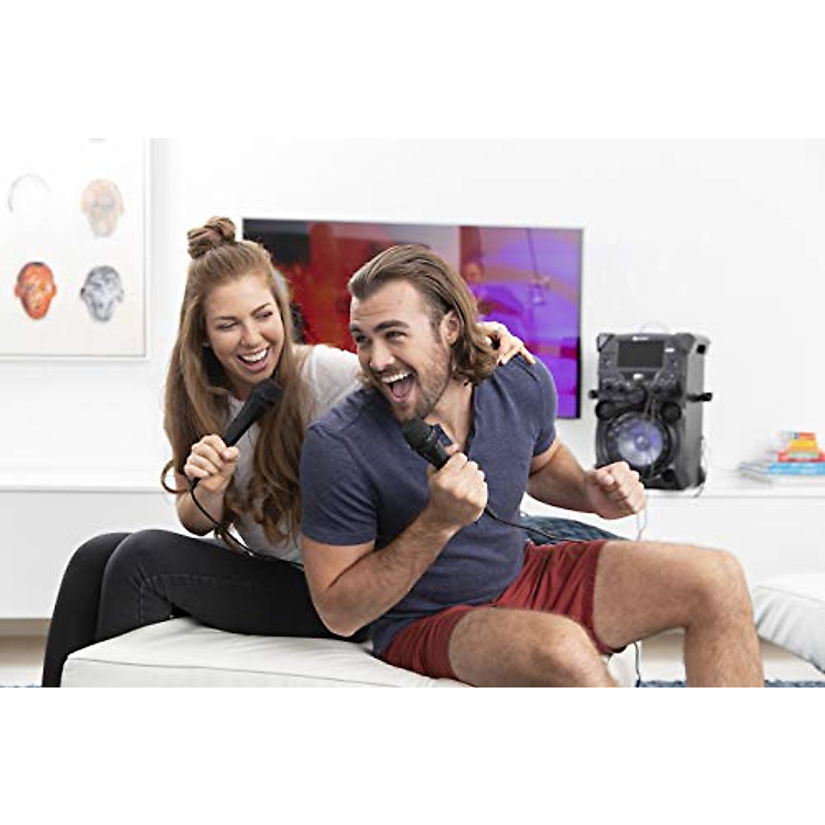 Singing Machine Festival SDL9050 with LCD Monitor, Rechargeable Battery and Bluetooth Streaming