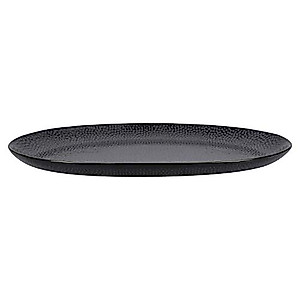 BIA Cordon Bleu 14" Oval, Black Serene Platter, Contains 1 Piece