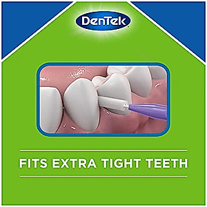 DenTek Slim Brush Interdental Cleaners | Slim Brush for Extra Tight spaces | 32-Count | 1-Pack