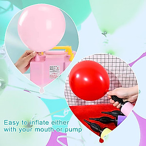 BLUE HANDCART Balloons Arch Garland Kit, 124pcs Party Balloons for Wedding Baby Bridal Shower Engagement Anniversary Graduation Birthday Party Decorations Backdrop (Blue)