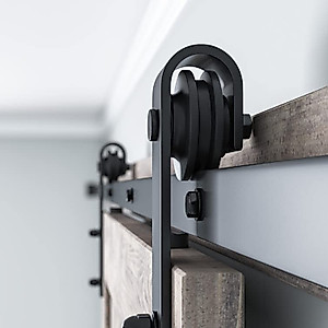 Newhome Barn Door Hardware Kit L: 79" Fit 38" Wide Door Panel