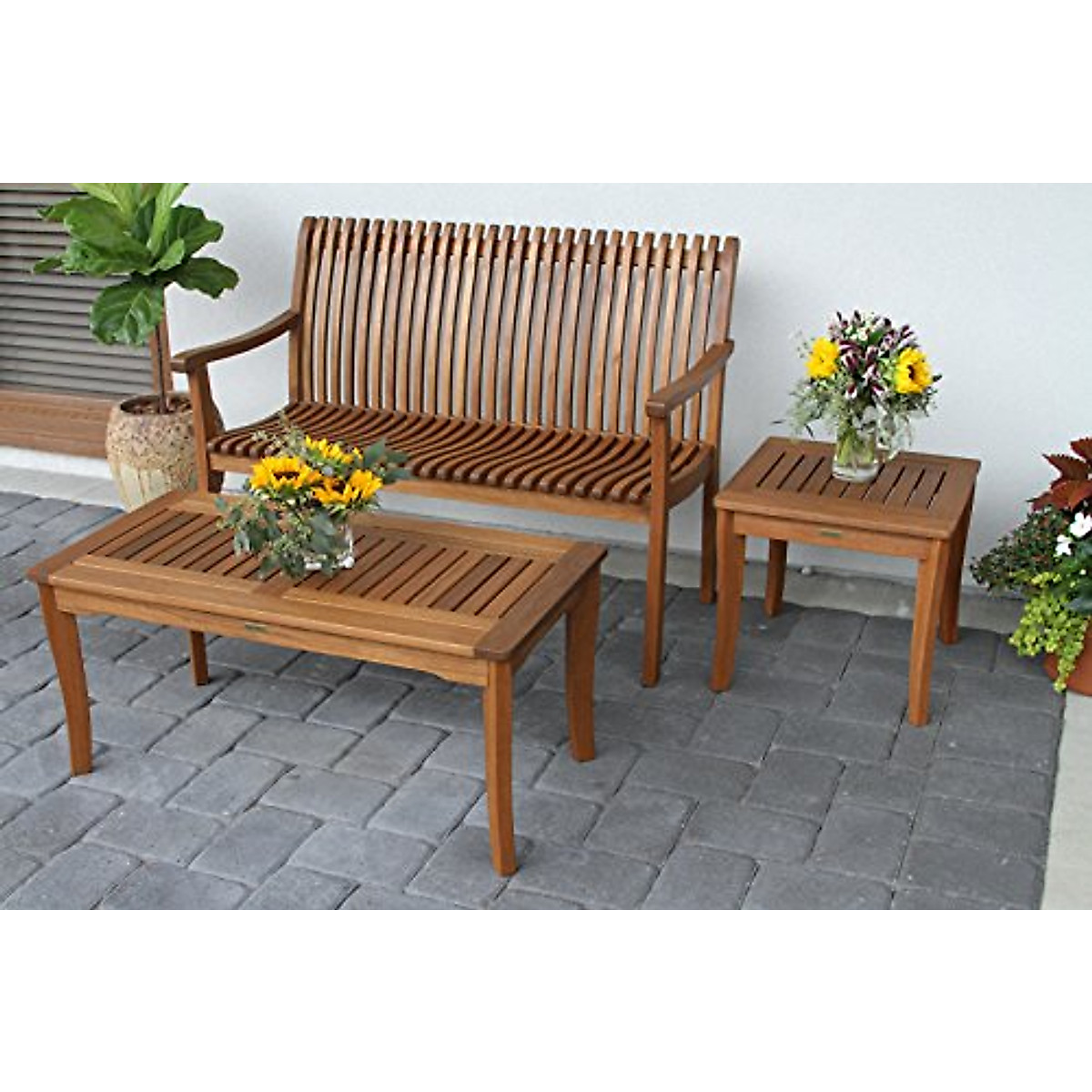 Outdoor Interiors 19470 Eucalyptus End Table