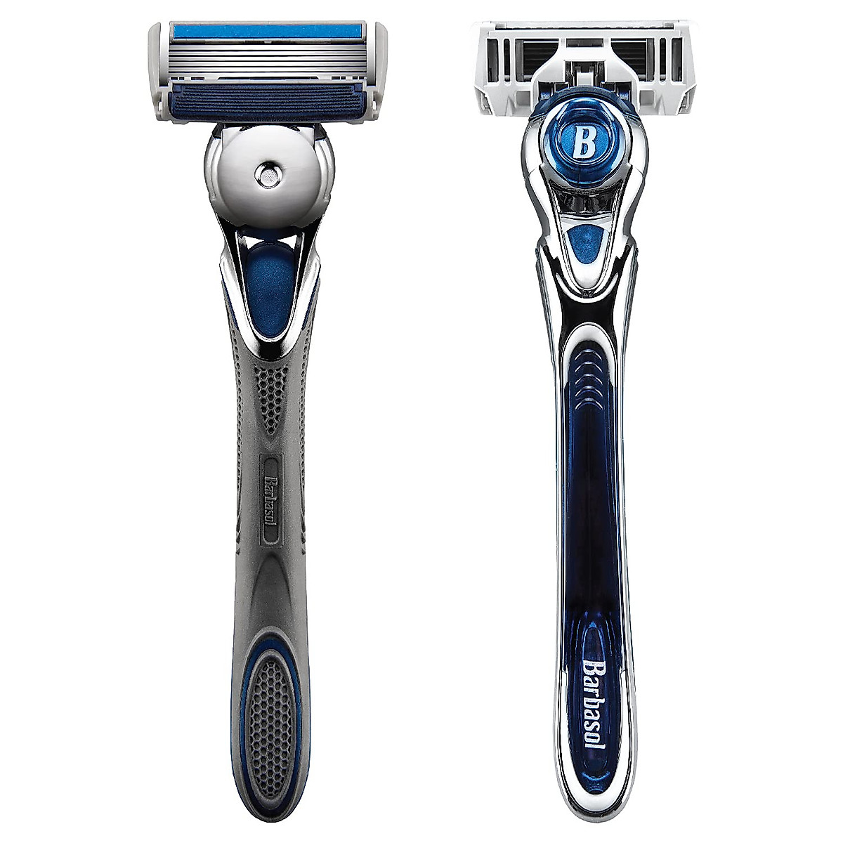 Barbasol Ultra 6 Plus Men's Razor with 2 Razor Blade Refills (1 Handle + 2 Cartridges), Mens Razors/Blades