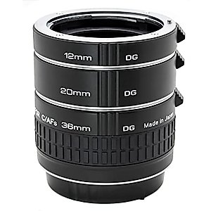 Kenko Auto Extension Tube Set DG for Canon EOS Lenses A-EXTUBEDG-C