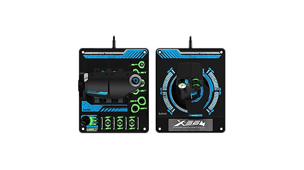 Logitech Pro Flight X56 Rhino HOTAS - Precision Space & Flight Sim ...