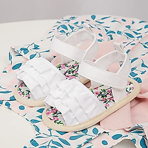 KIDSUN Baby Girls Boys Sandals Infant Summer Beach Shoes Anti Slip Rubber Sole Outdoor First Walking Crib Shoes