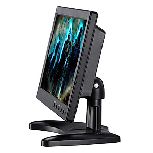 KALESMART 10.1 inch Small Computer Monitor HD 1024x600 with HDMI VGA BNC Port, Display Screen Monitor, Video HDMI Monitor - Build with Speakers
