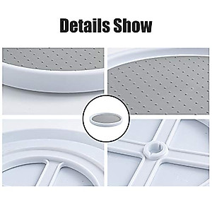Lazy Susan Organizer Non Skid Lazy Susan Turntable for Cabinet, Pantry Organization and Storage, Kitchen, Fridge, Bathroom, Under Sink Organizer, Spice Rack (Small 25 * 3.1cm)