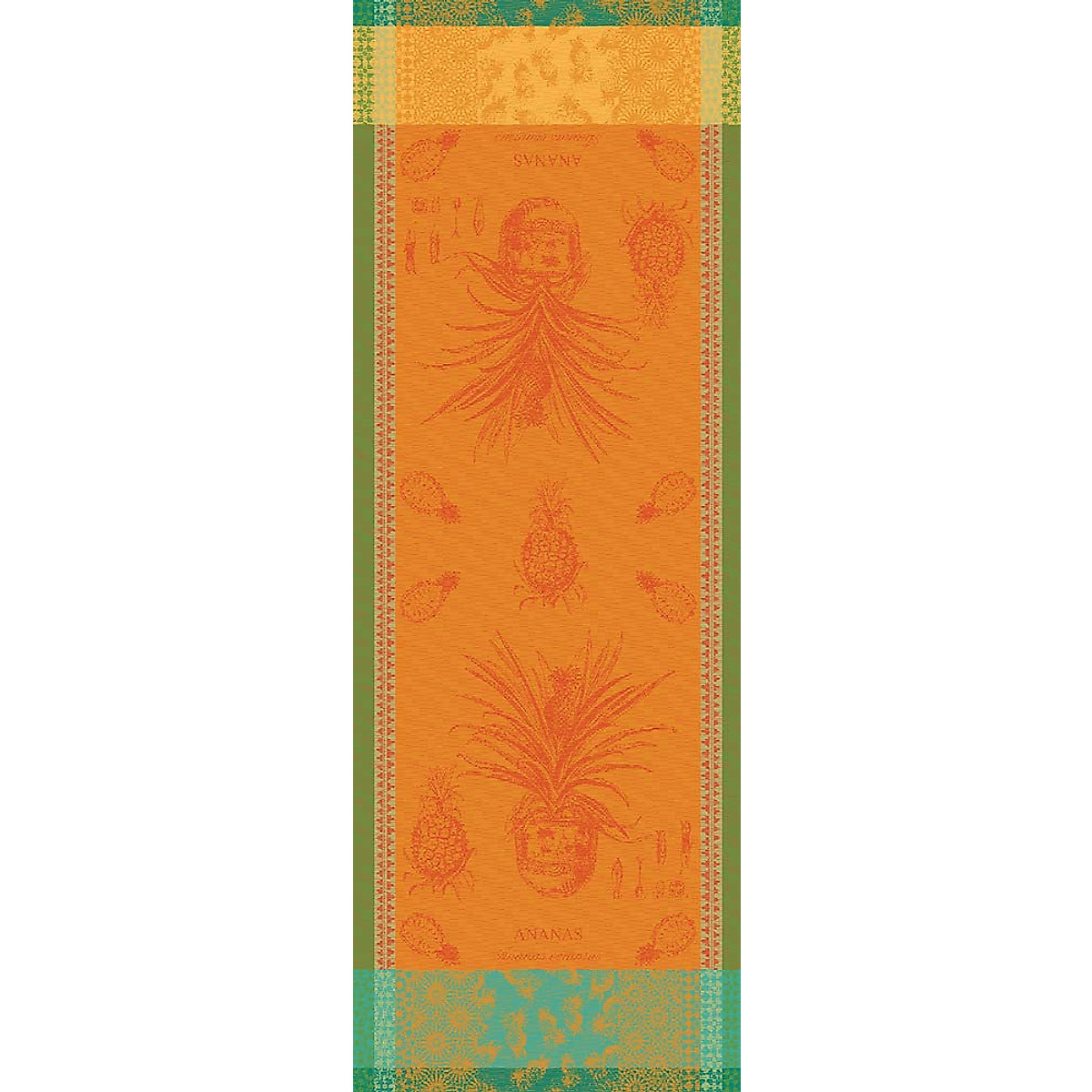 Garnier Thiebaut Ananas en Pot Jaune Soleil Kitchen Towel, 22"x30"