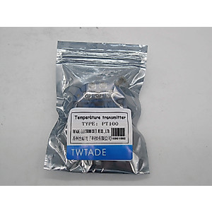 TWTADE / -0~200 Celsius RTD PT100 SBW Temperature Sensor Temperature Transmitter Isolated Detector Module -0~200 Degree - 4-20MA