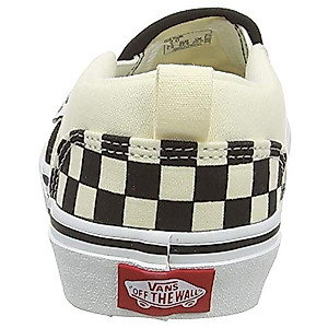 Vans YT Asher Trainers, Multicolour Checkers Black Natural Ipd, 5 US Unisex Big Kid