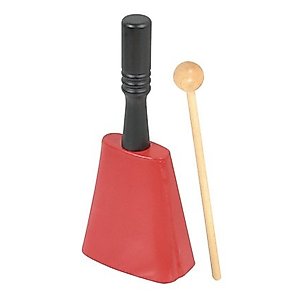 EZ Grip Cowbell w/Handle & Beater - Red