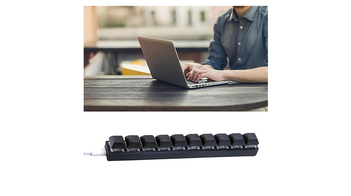 Programmable Mini Keyboard Wheel Axle Tester for Gamers