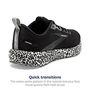 Brooks Women’s Revel 6 Neutral Running Shoe - White/Black/Alloy - 8.5 Medium