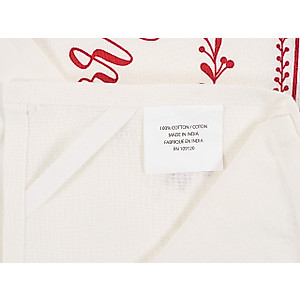 KAF Home Mixed Kitchen Holiday Dish Towel Set of 4, 100-Percent Cotton, 18 x 28-inch - Merry & Noel