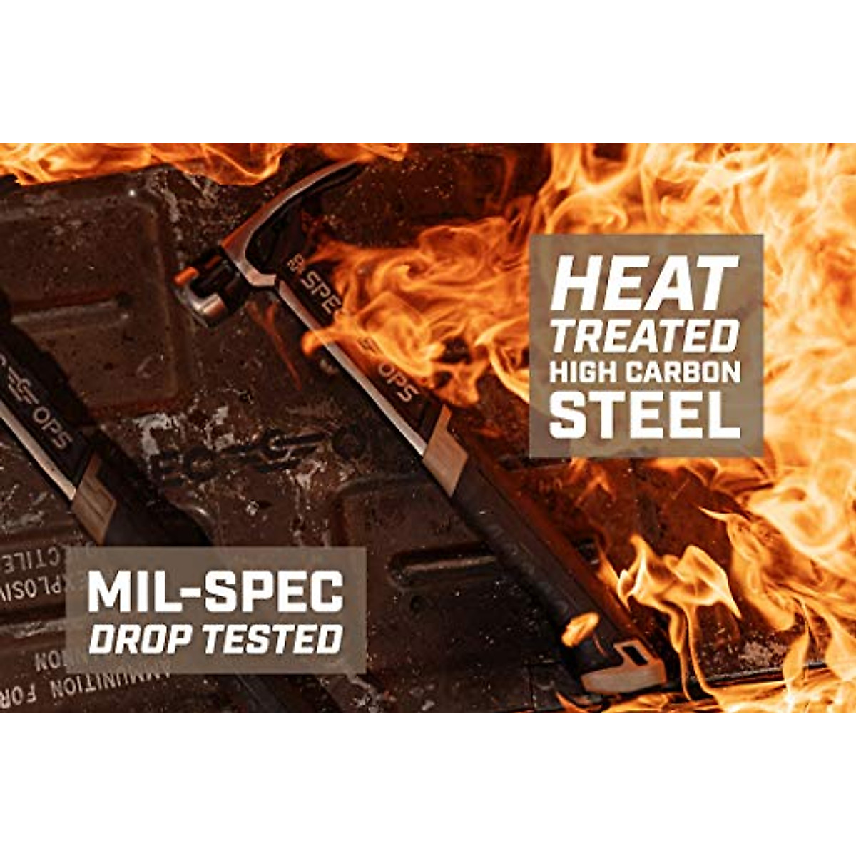 Spec Ops Tools 20 oz Rip Claw Nailing Hammer with Smooth Face, Soft Mallet Face, Shock-Absorbing Grip, 3% Donated to Veterans