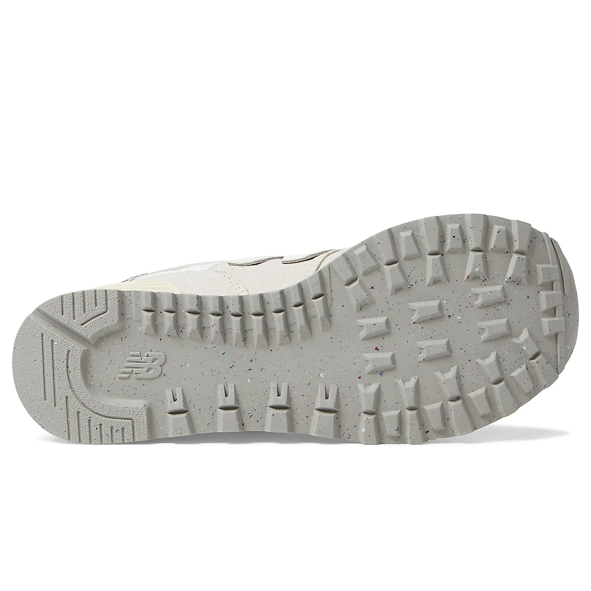 New Balance Unisex 574 V2 Familiar Ground Sneaker, White/Grey, 11 US Men