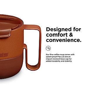 Klean Kanteen Rise 14oz Mug - Stainless Steel with Flip Lid - Autumn Glaze