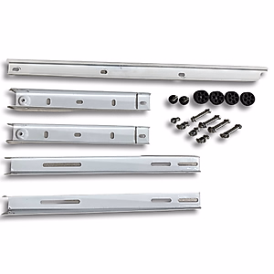 AllTek Mini-Split Air Conditioner Bracket, Outdoor Wall Mounted Heavy Duty Bracket for Outdoor Ductless AC, Heat Pumps, Condenser Units 9000-36000 BTU - 440 LBS